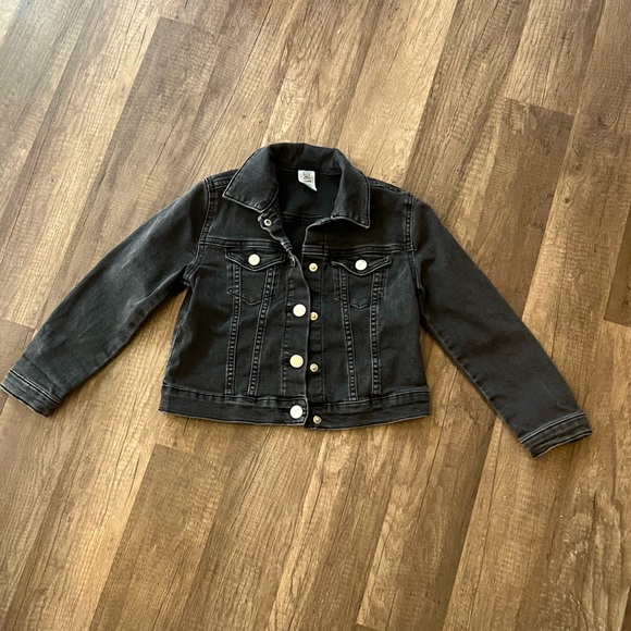 H&M | Jackets & Coats | Hm Black Jean Jacket | Poshmark